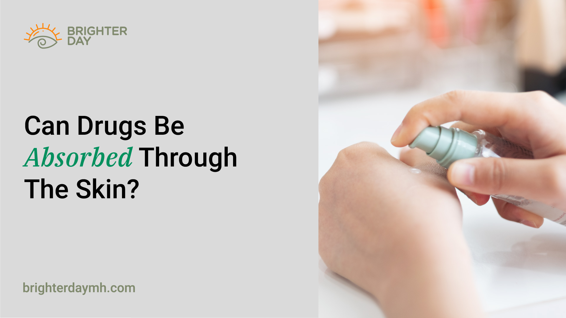 Can Drugs Be Absorbed Through The Skin?