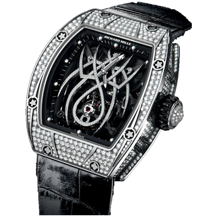 Richard Mille RM 19-01 - Watch Tourbillon Fleur