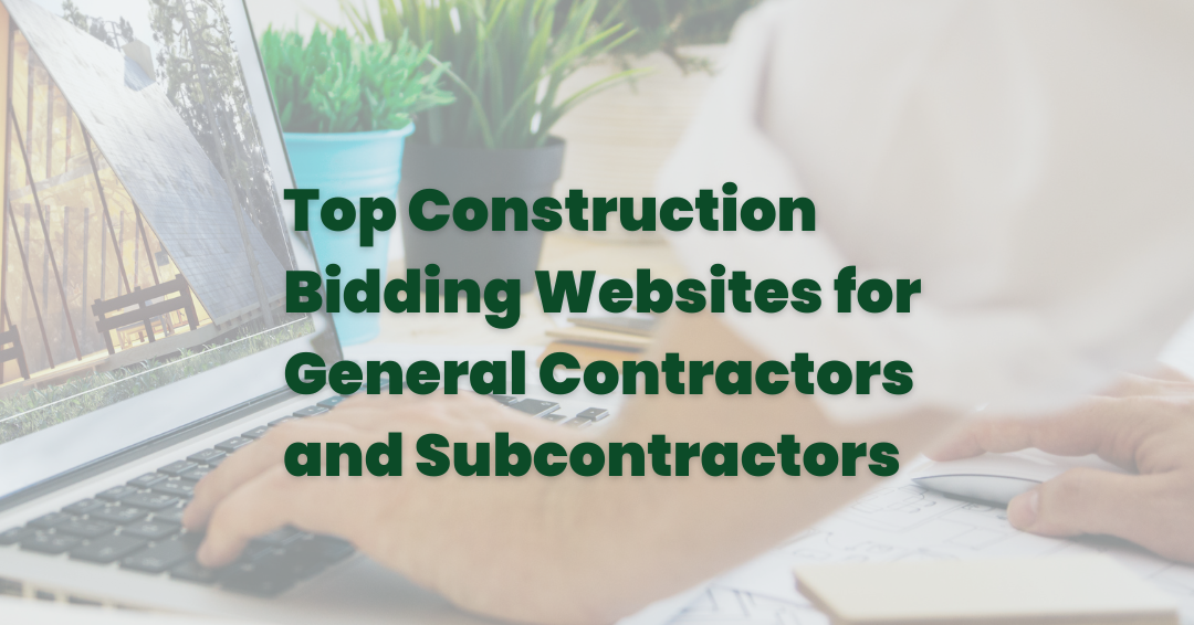 Top Construction Bidding Websites For General Contractors And Subcontractors Togal Ai