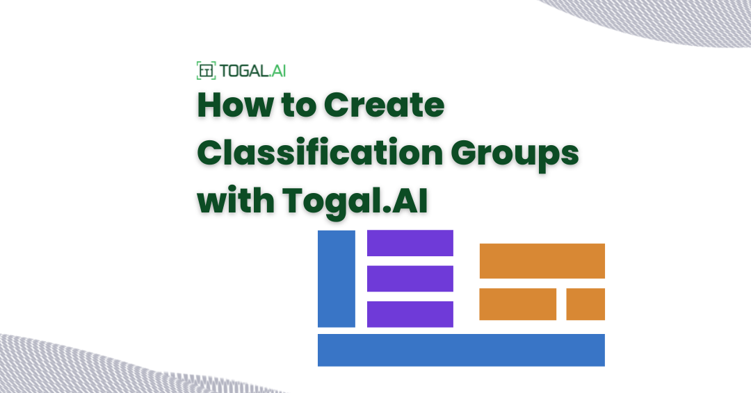How to Create Classification Groups with Togal.AI | Togal.ai