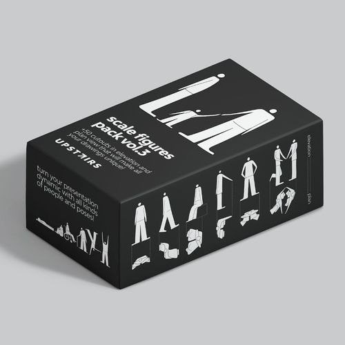 Scale Figures Pack vol.1 | Fully Customizable + Hand-drawn Unique Figures