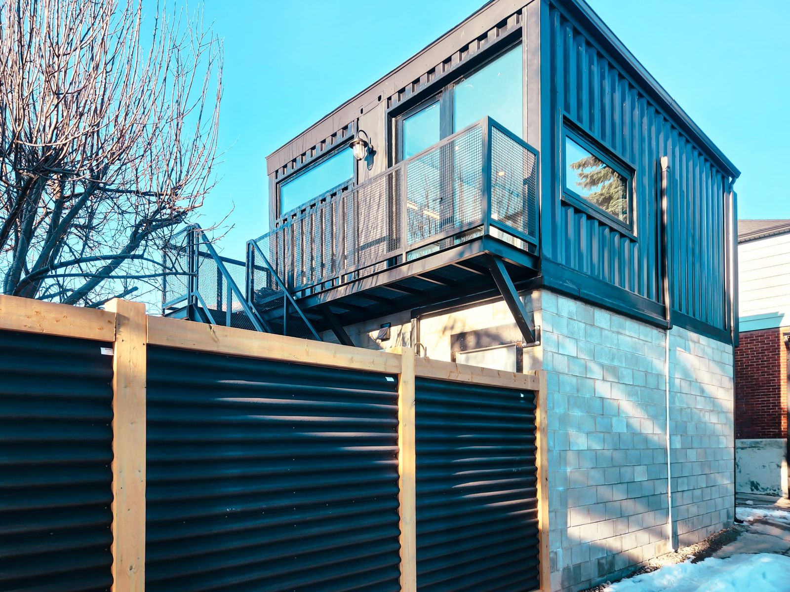 Modified Shipping Container Buildings