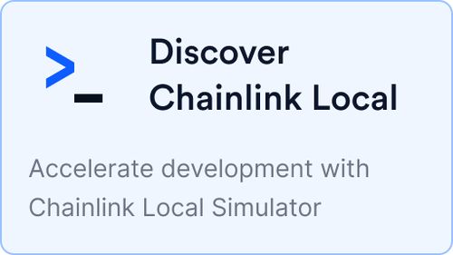 Chainlink Dev Hub | Data resources