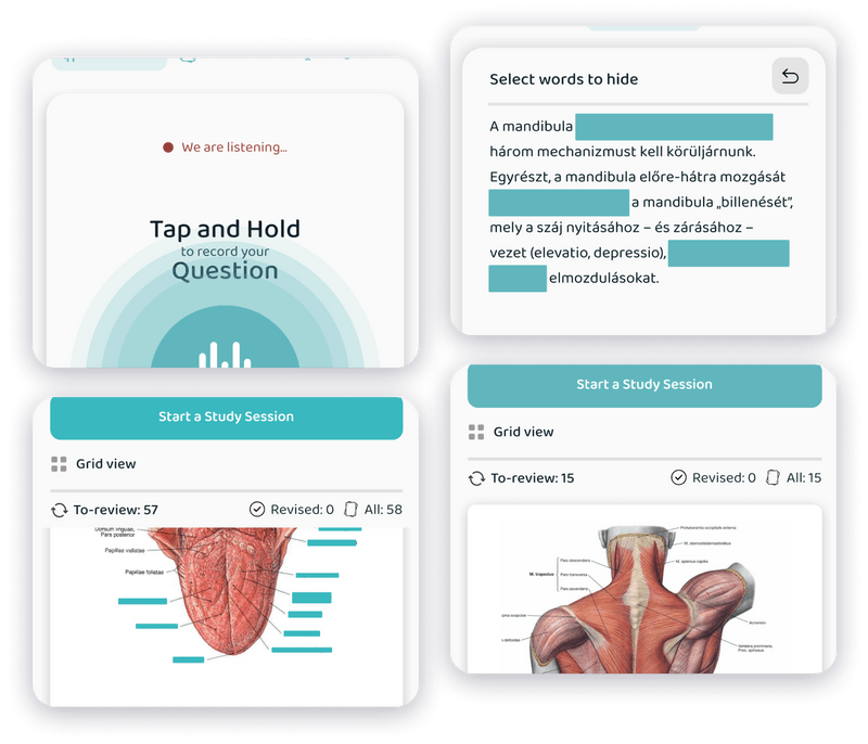Voovo AI Spaced repetition - Scan images & text to flashcards