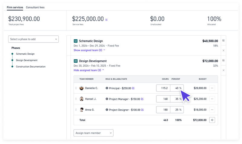 Time tracking and expense software for architects & engineers - Monograph