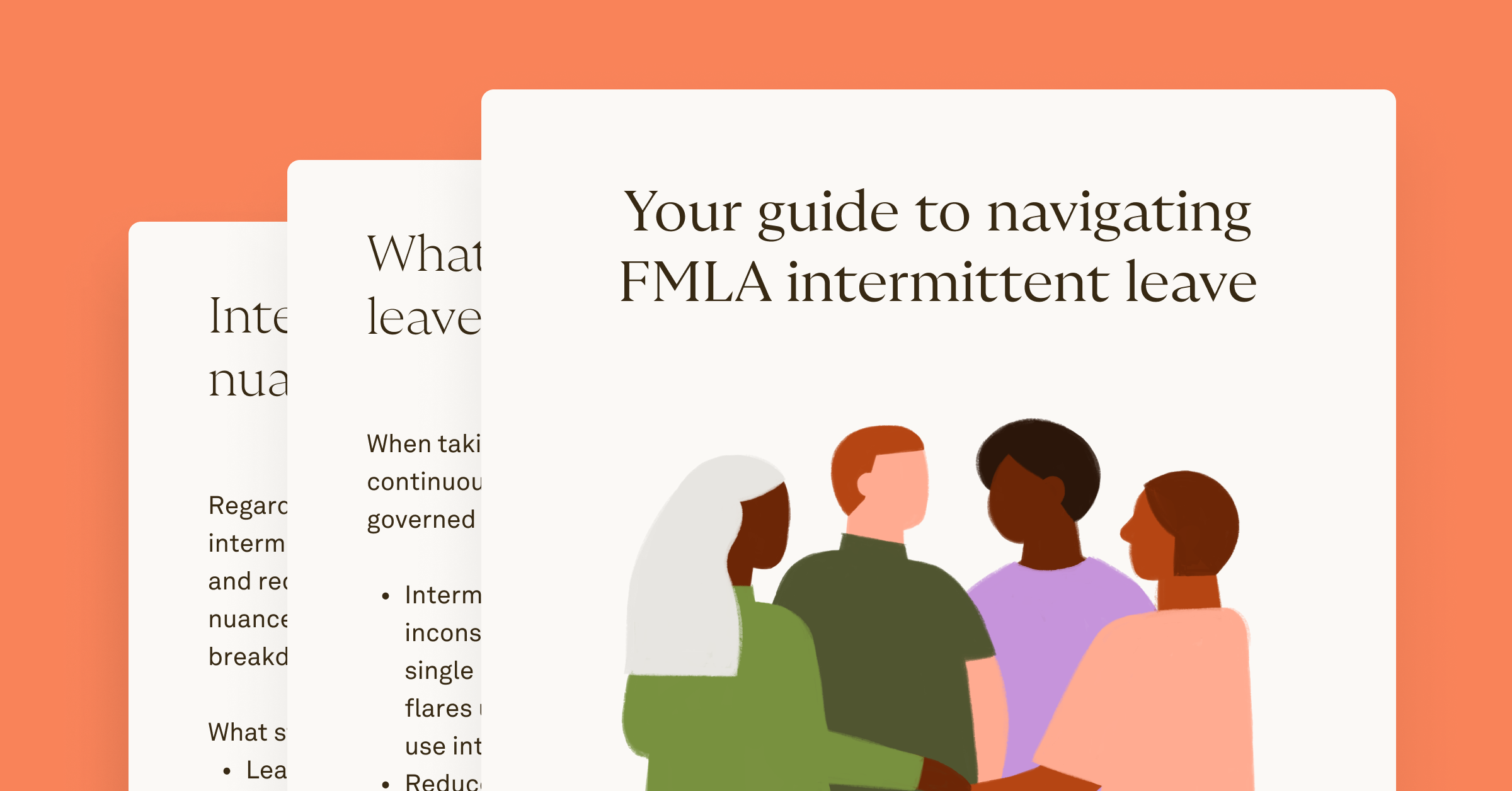 How does intermittent FMLA leave work?