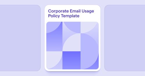 Corporate Email Usage Policy Template | Template | Lattice