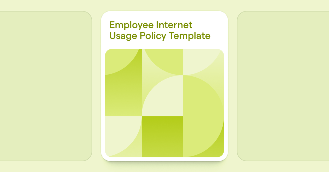 Employee Internet Usage Policy Template | Template | Lattice