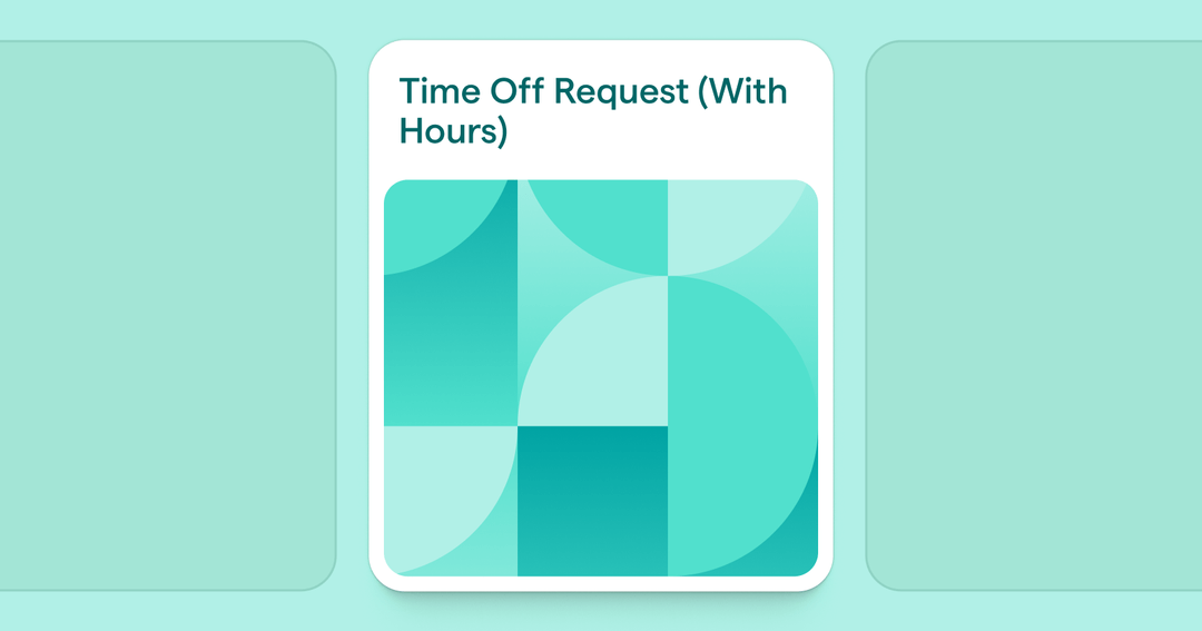 Time Off Request (With Hours) | Template | Lattice