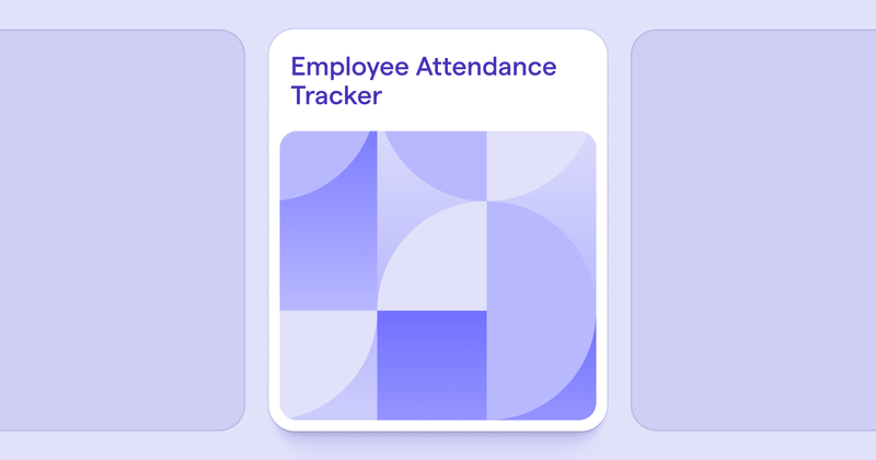 6 Free Employee Attendance Tracking Templates (and How to Use Them ...