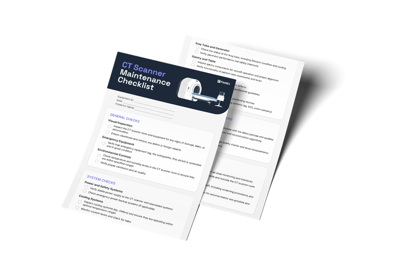 CT Scanner Maintenance Checklist - 2026