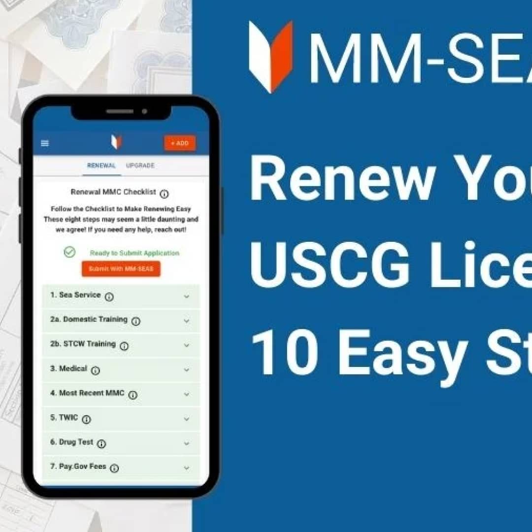 Handling Expiring US Coast Guard License Renewal | MM-SEAS