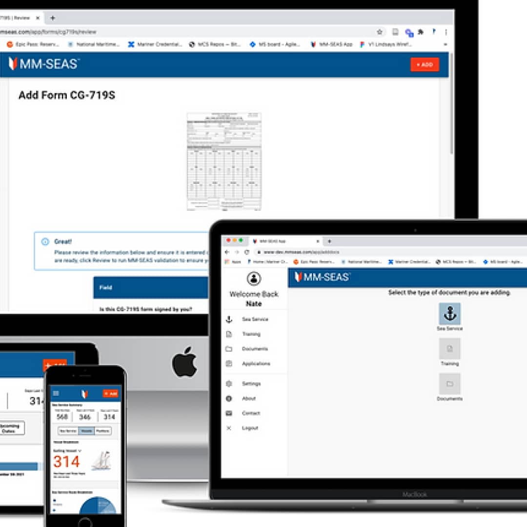 Sea Day Requirements for USCG Service Form | MM-SEAS