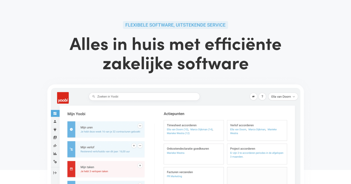 Onze tarieven - Yoobi