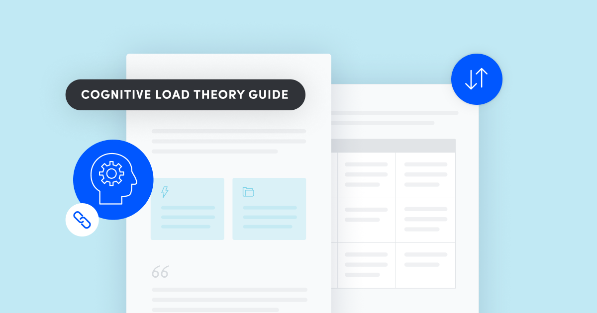 An educator's guide to cognitive load theory