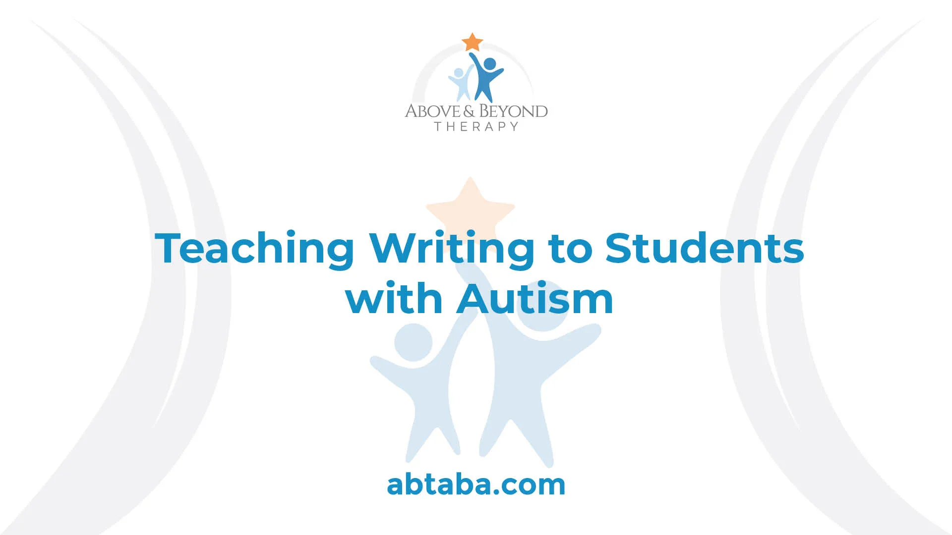 Teaching Writing to Students with Autism