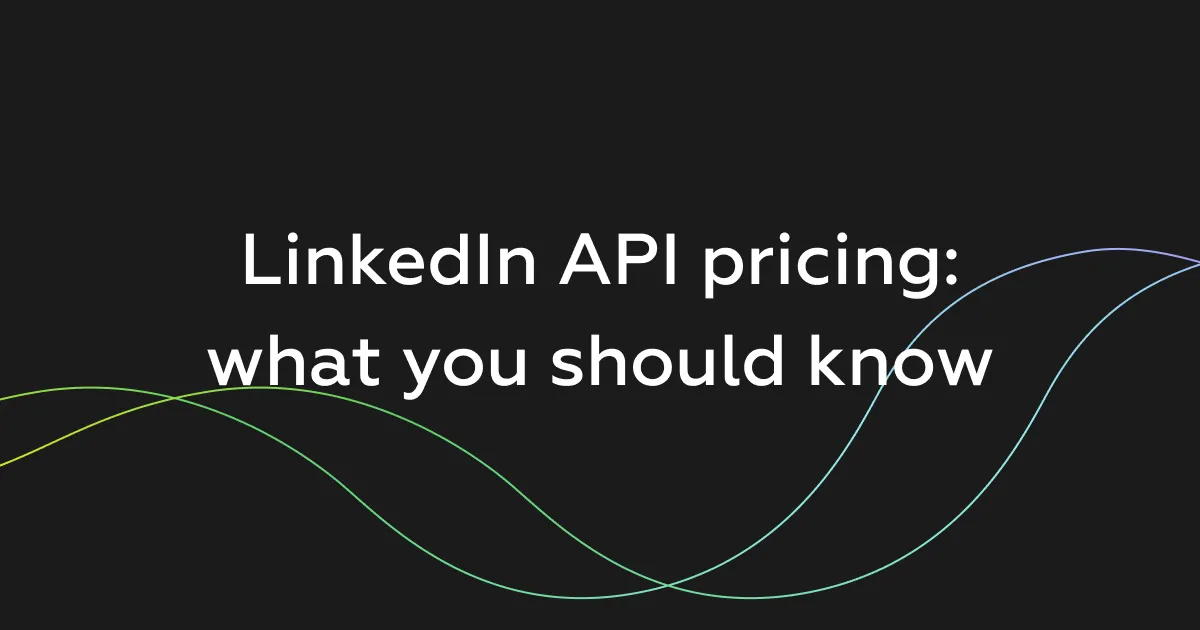 LinkedIn API pricing: answers to the main questions | Data365.co