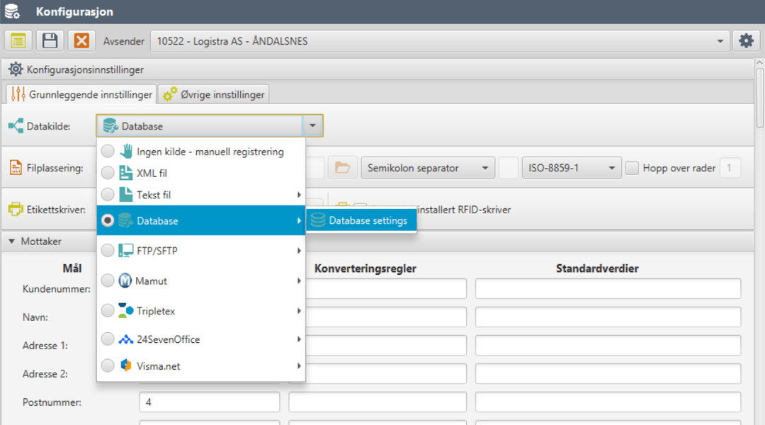 Cargonizer Agent Brukerveiledning