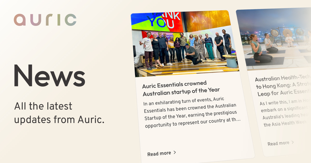 Auric News - Latest updates from Auric Essentials