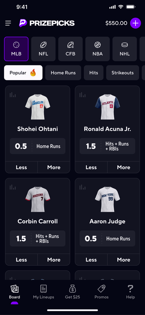 PrizePicks MLB | Daily Fantasy Made Easy