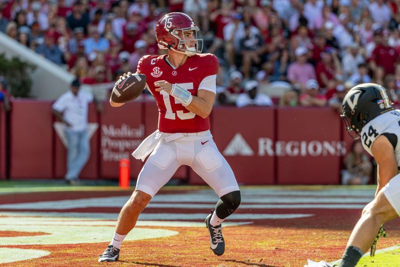 Tennessee vs. Alabama Prediction, Picks: Ty Simpson, Bama to Cruise at ...