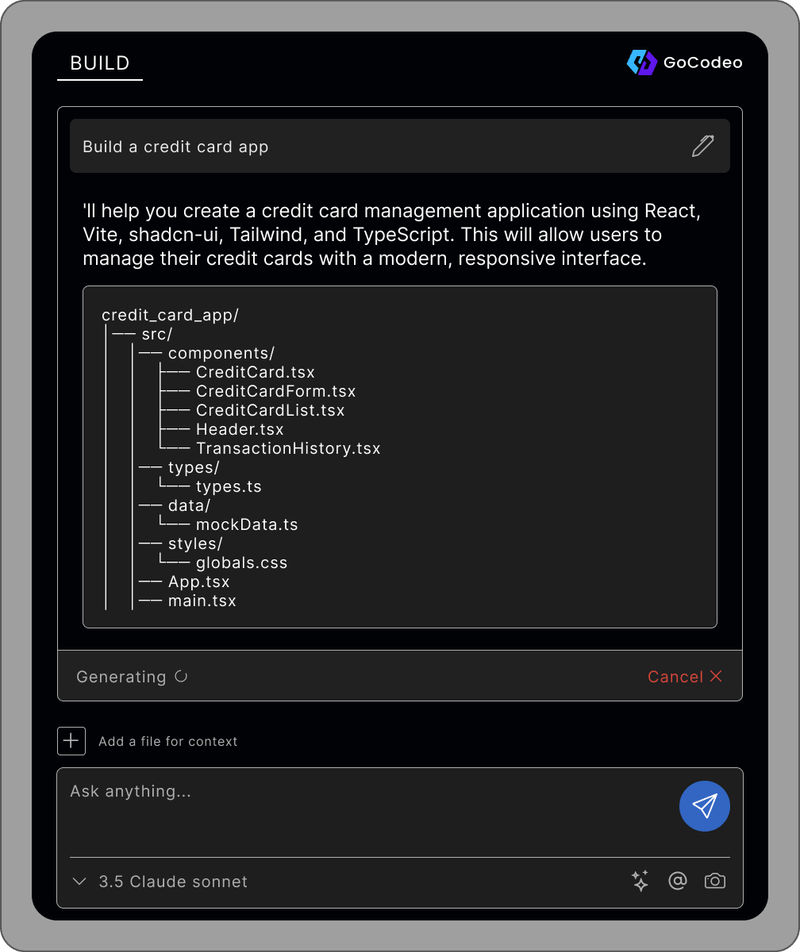GoCodeo - AI Coding Agent