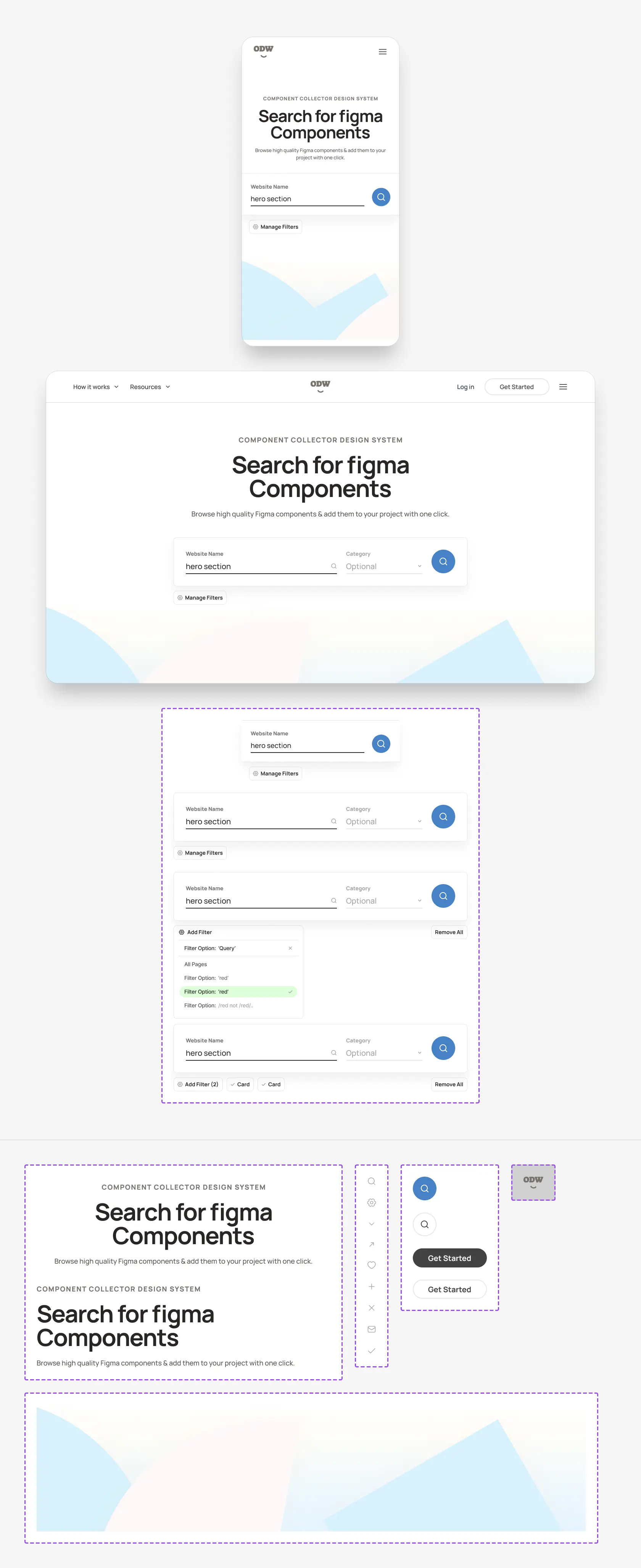 Figma Mobile App Settings Page, UI Component | Component Collector ...
