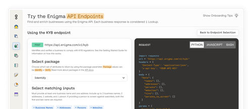 Enigma: Trusted business data