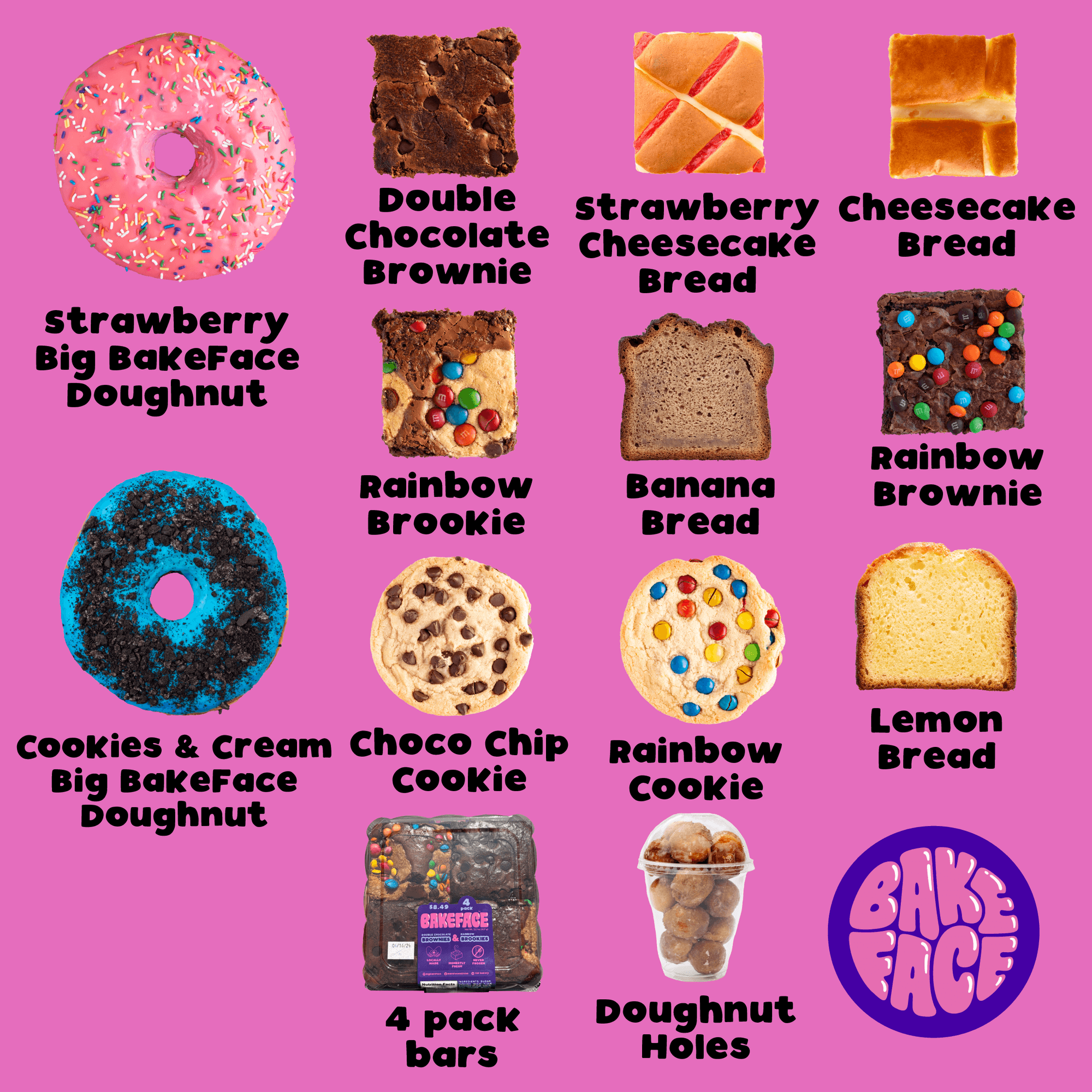BakeFace | Fresh Never Frozen Packaged Baked Goods | Home of the Big ...