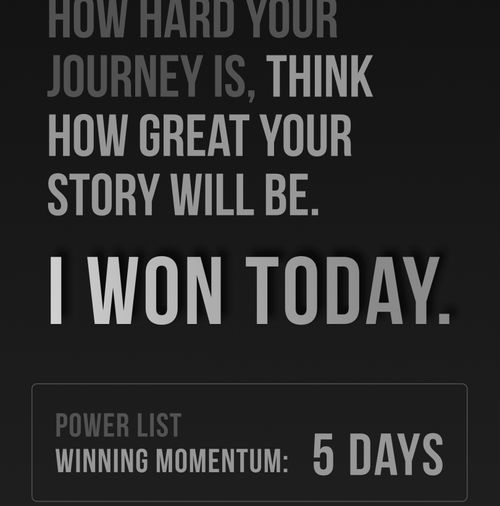 The Power List - Win the Day.