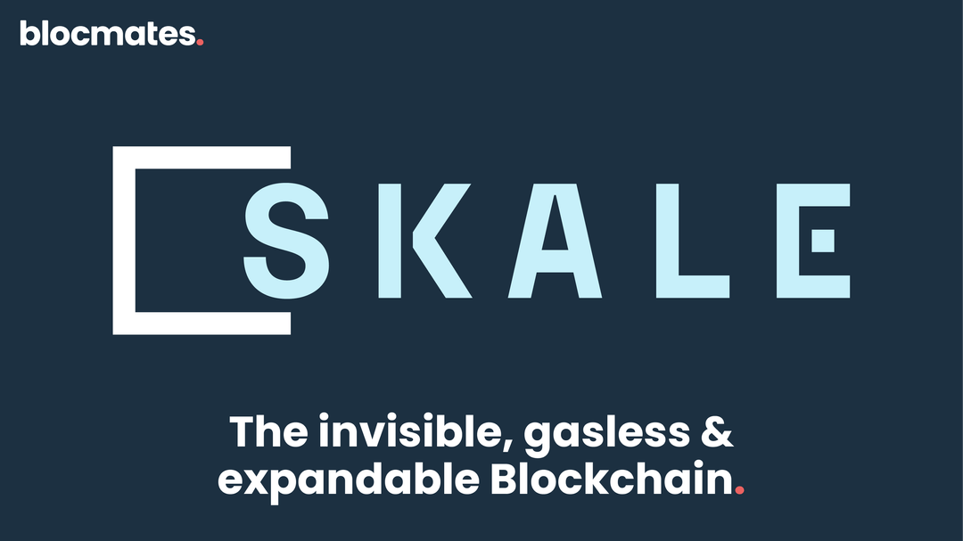 What is SKALE? The Gas-free, Invisible Blockchain That’s Built ...