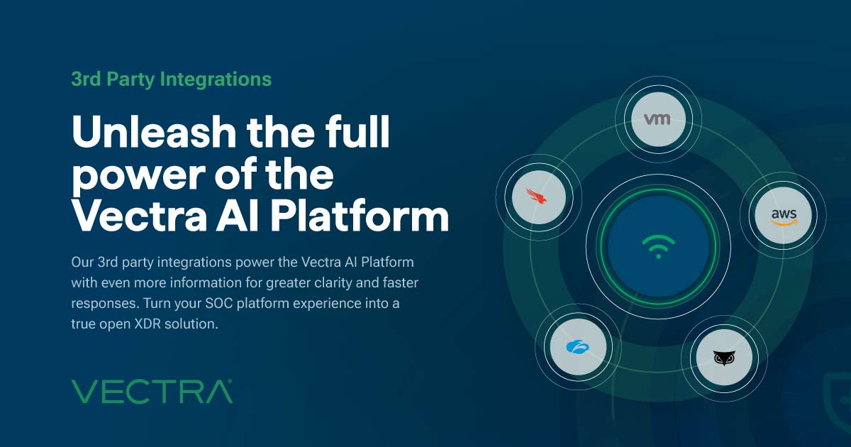 3rd Party Integrations - Vectra AI Platform