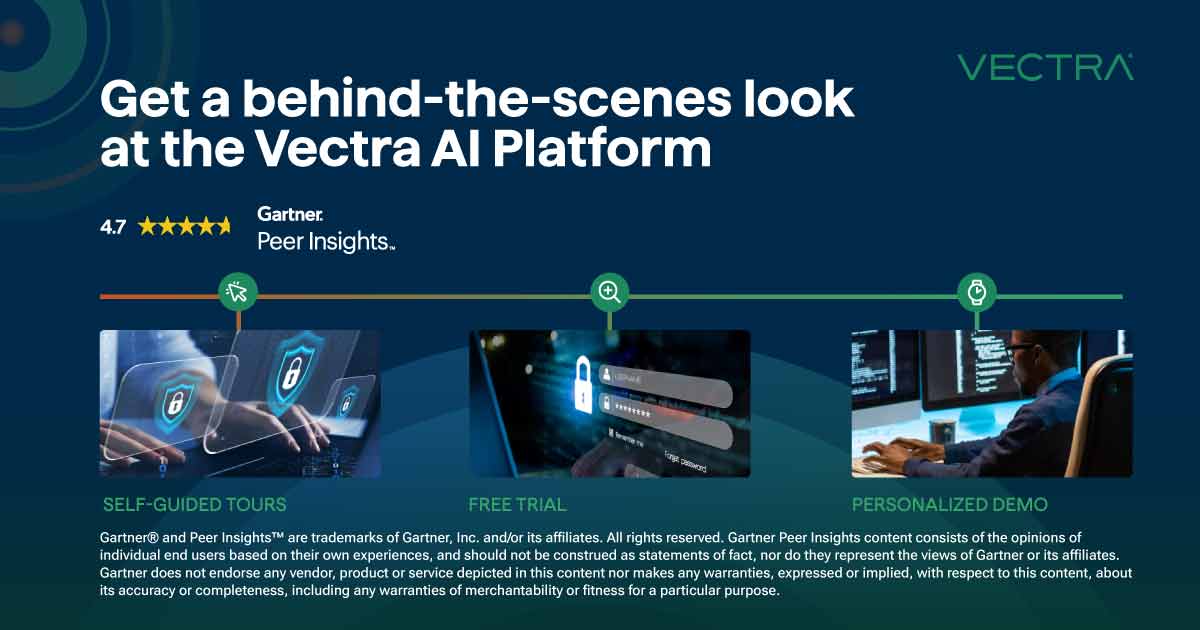 Vectra AI Product Demos & Tours