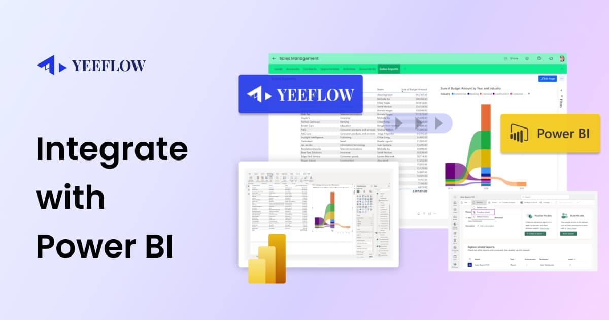 Yeeflow: Integrate with Power BI for Data Insights