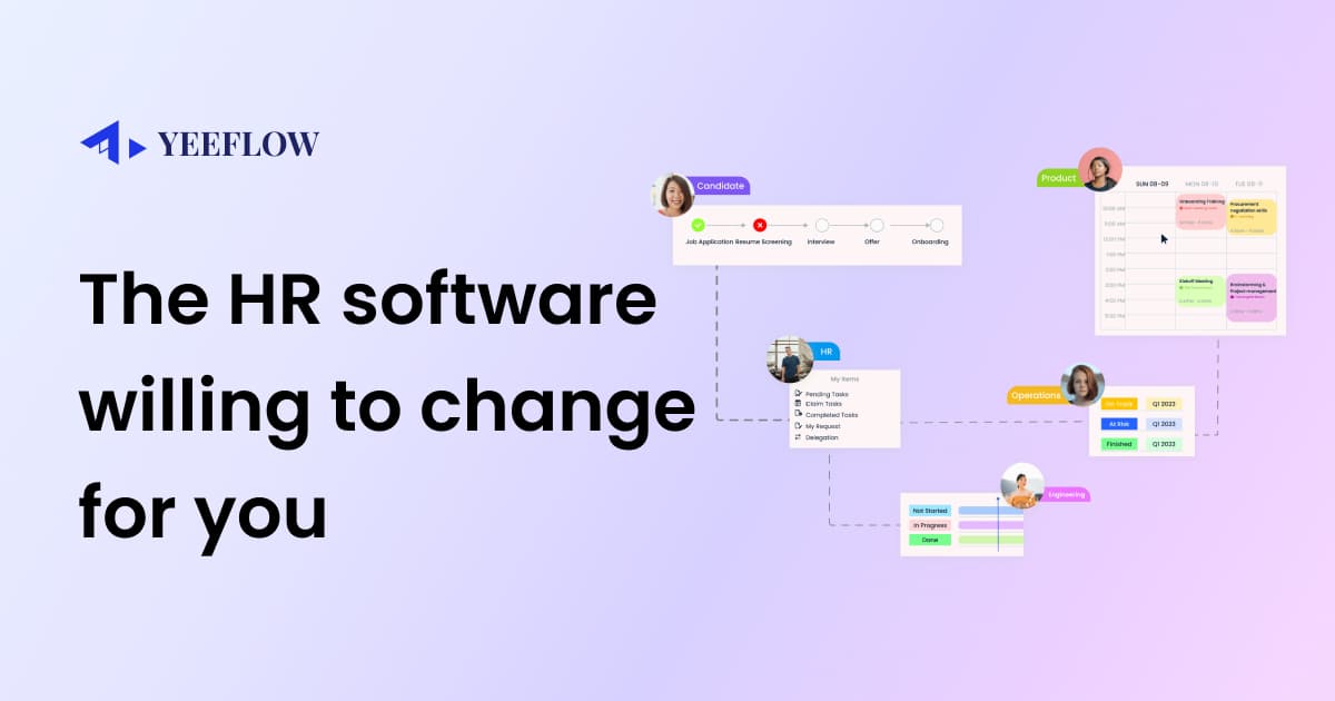 Giải pháp quản lý nhân sự Yeeflow: Trao quyền cho nhân sự với các công cụ kỹ thuật số liền mạch