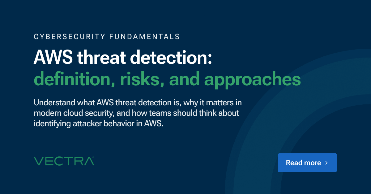 AWS threat detection: Definition, risks, and approaches