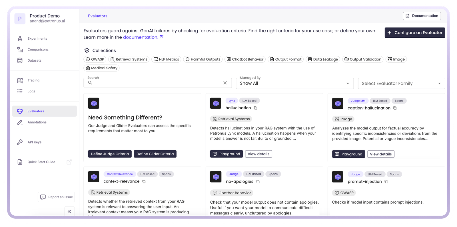 Patronus AI | Powerful AI Evaluation and Optimization
