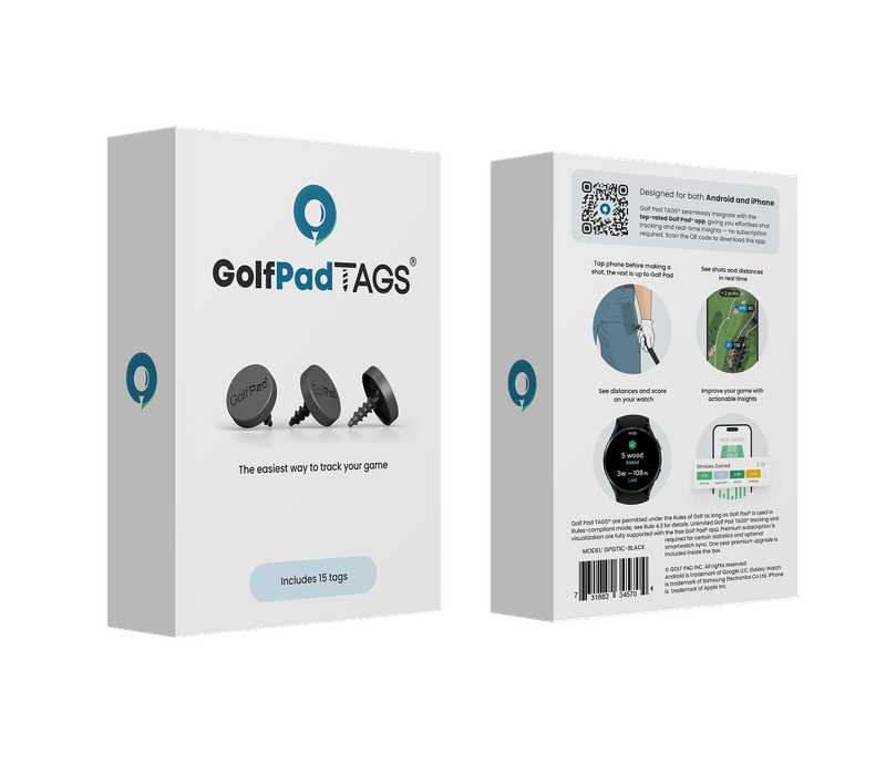 Golf Pad Tags - Powered by Golf Pad GPS