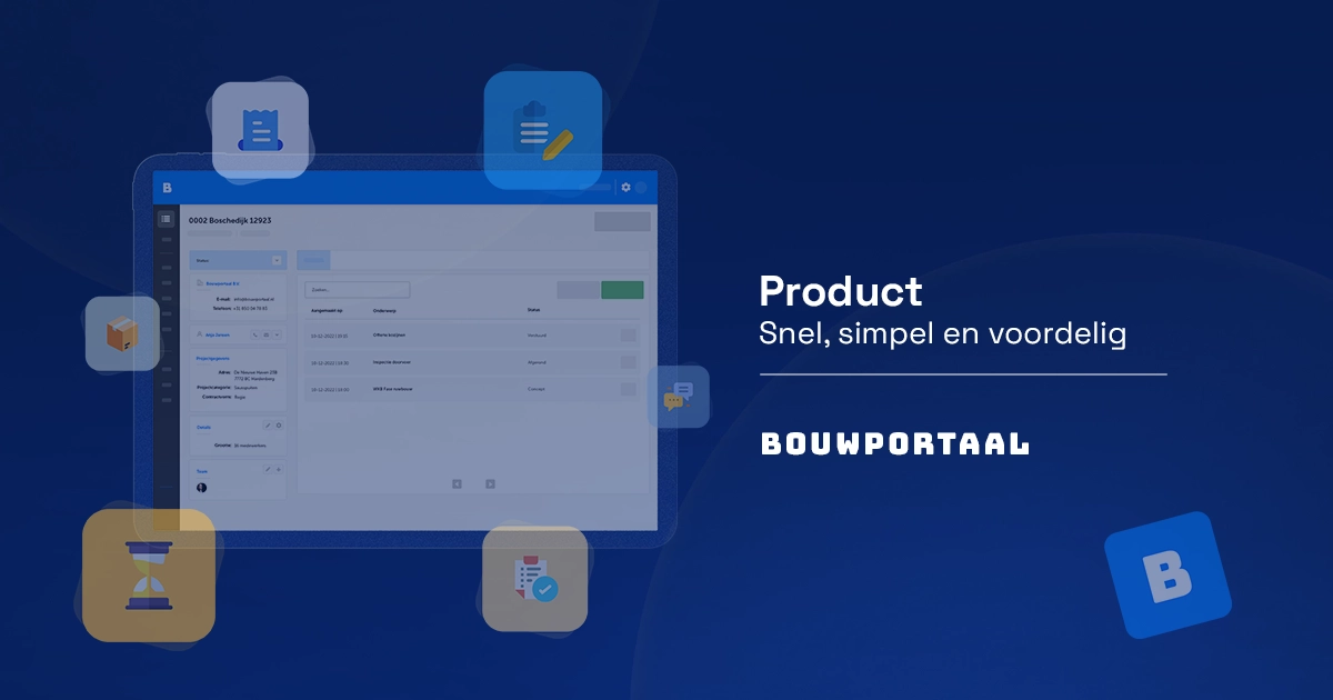 Module: Producten | Eenvoudig inzien en boeken op je project