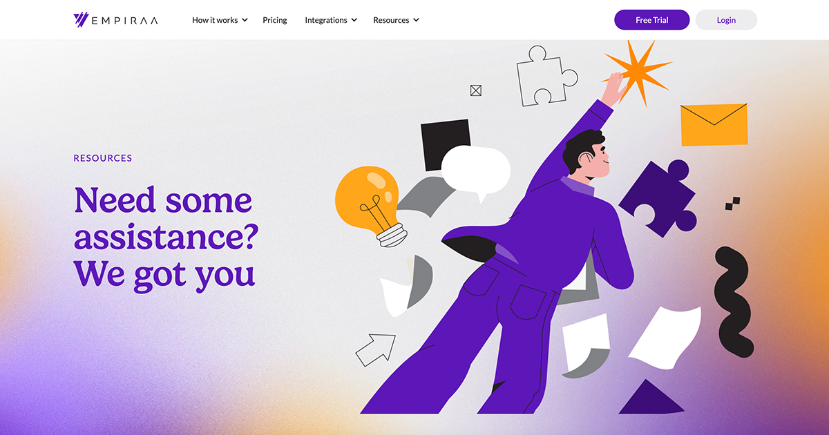 Empiraa: Old school customer support