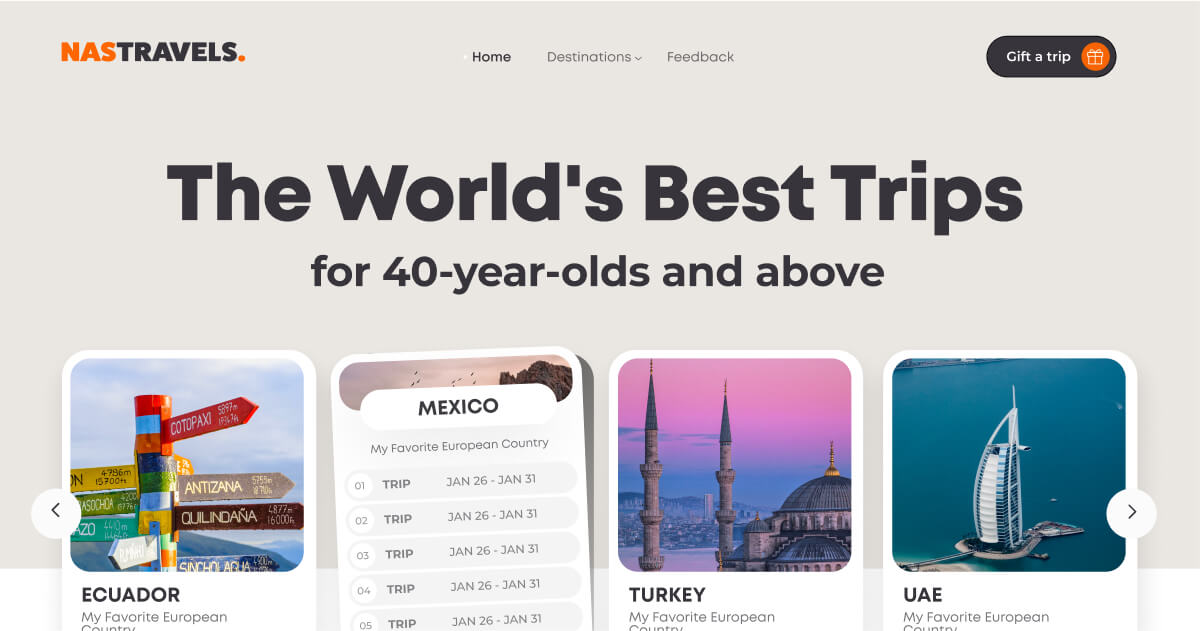 NAS Travels | See The World. The NASDAILY. way