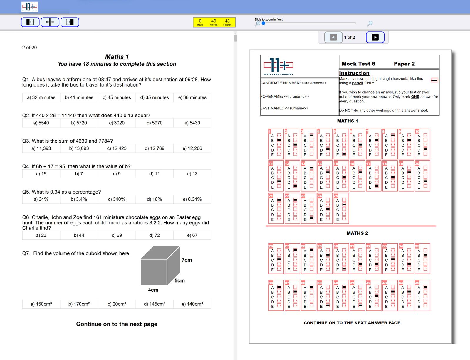 11+ Mock Exams Birmingham, Warwickshire & Gloucestershire | Realistic ...