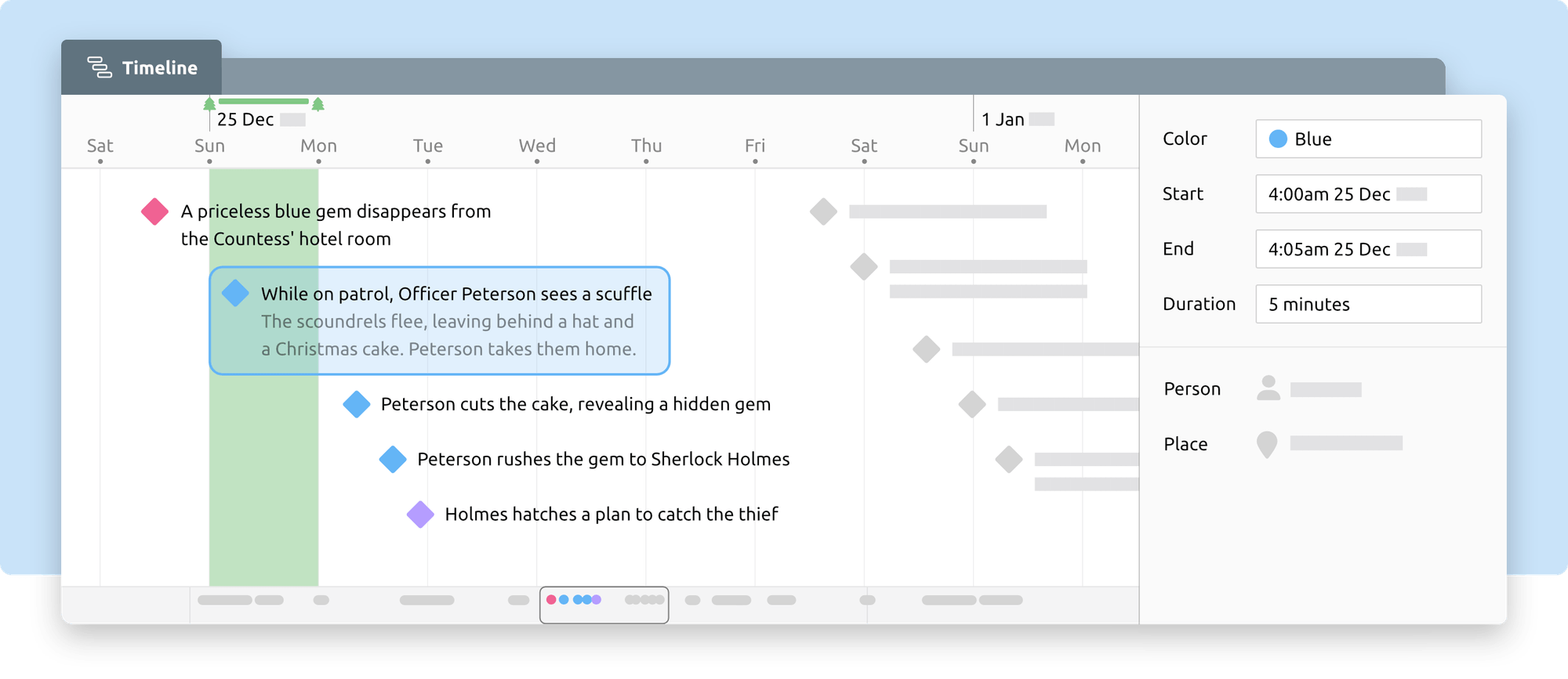 Interactive Timeline Software | Aeon Timeline
