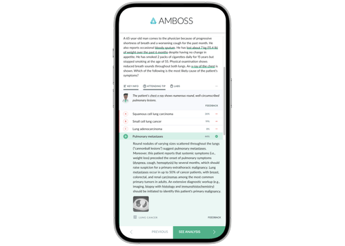 AMBOSS Knowledge & QBank apps: for iOS and Android