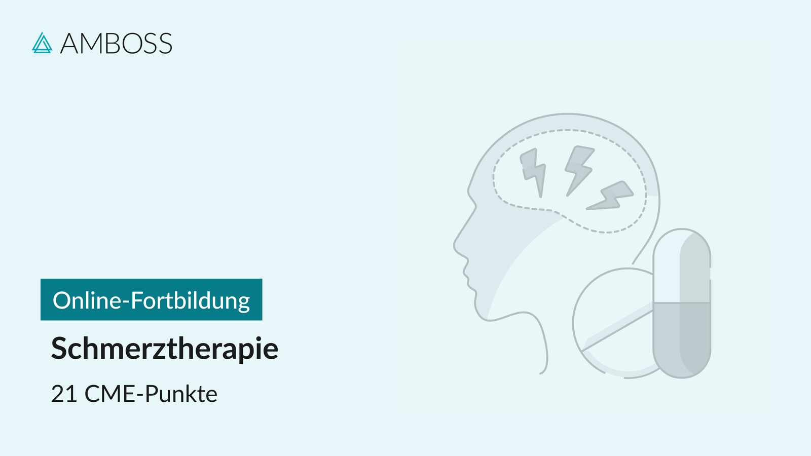 Schmerztherapie CME-Fortbildung – 21 CME-Punkte | AMBOSS Online-Kurs