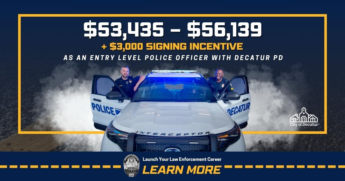 Join the City of Decatur Police Department!