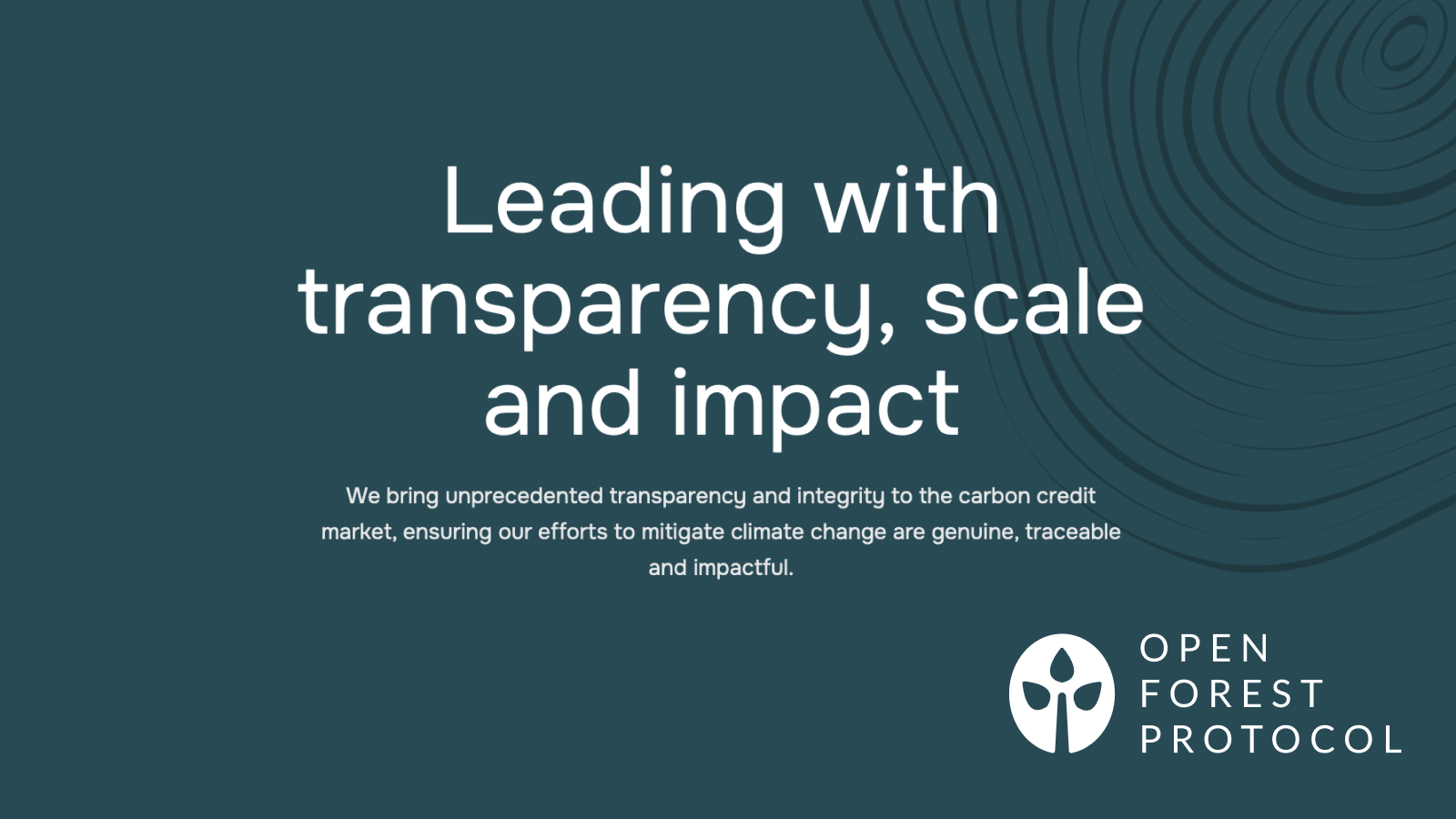 Open Forest Protocol | Our Approach