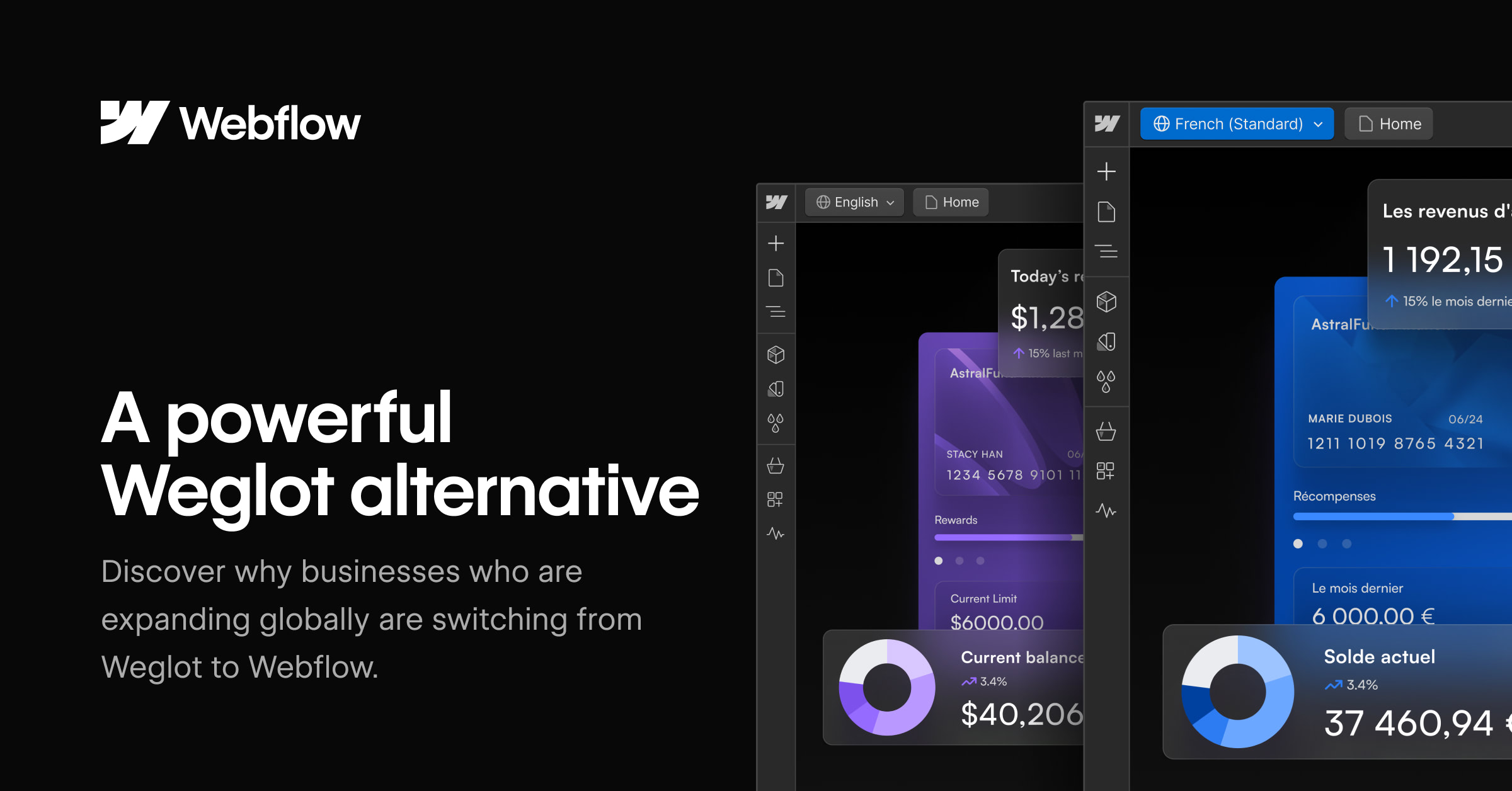 A powerful Weglot alternative | Weglot vs. Webflow