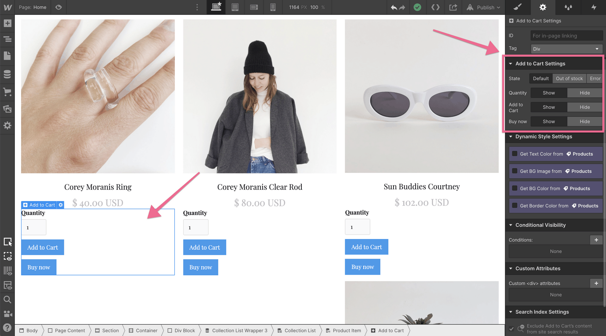 Create new product shopping experiences with variant selector buttons ...