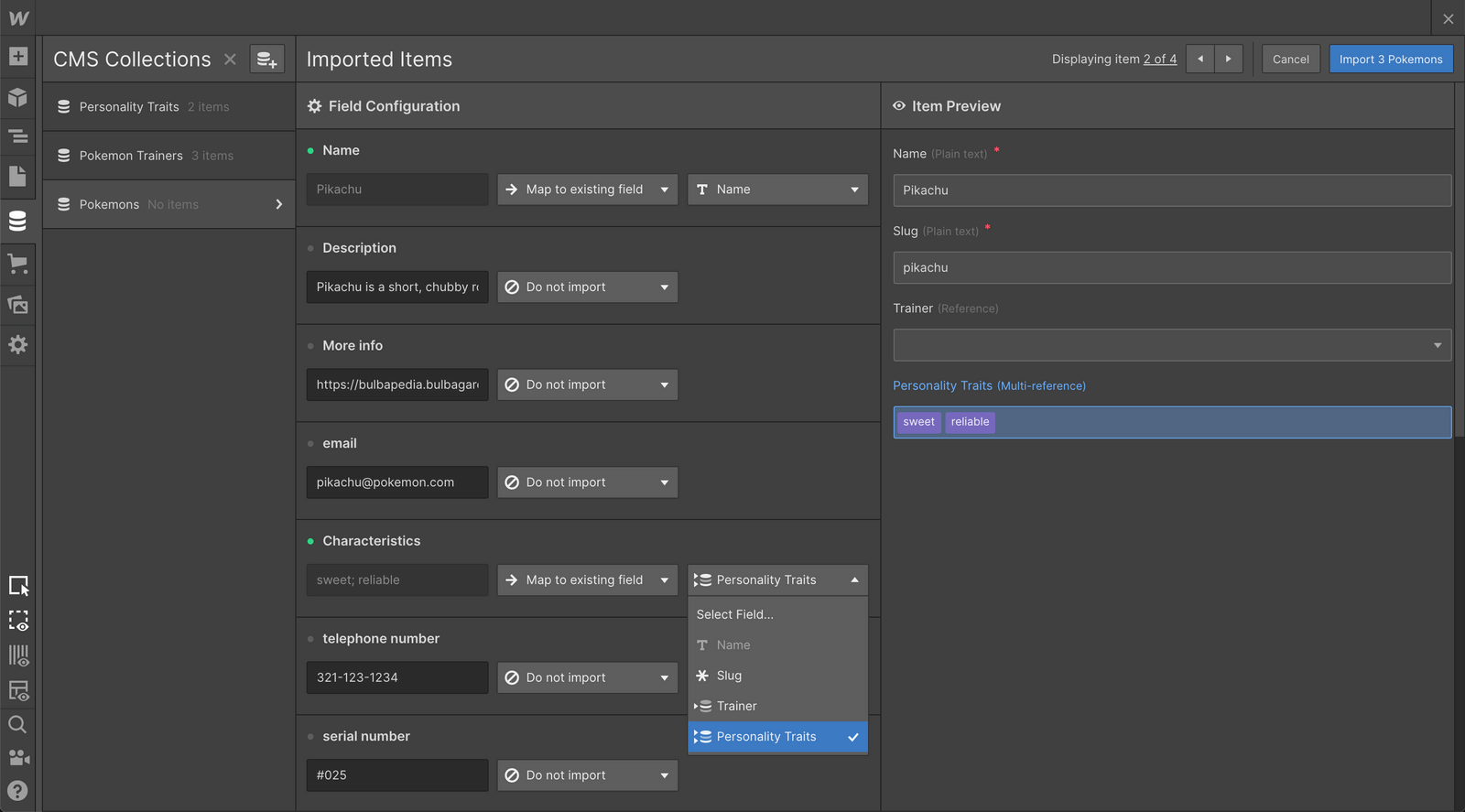 Improvements to the CMS Drafting and Publishing Workflow | Webflow Updates